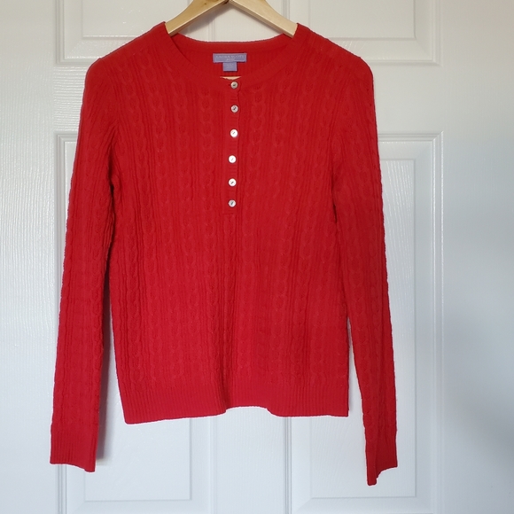 Laura Scott | Sweaters | Laura Scott Red Sweater | Poshmark